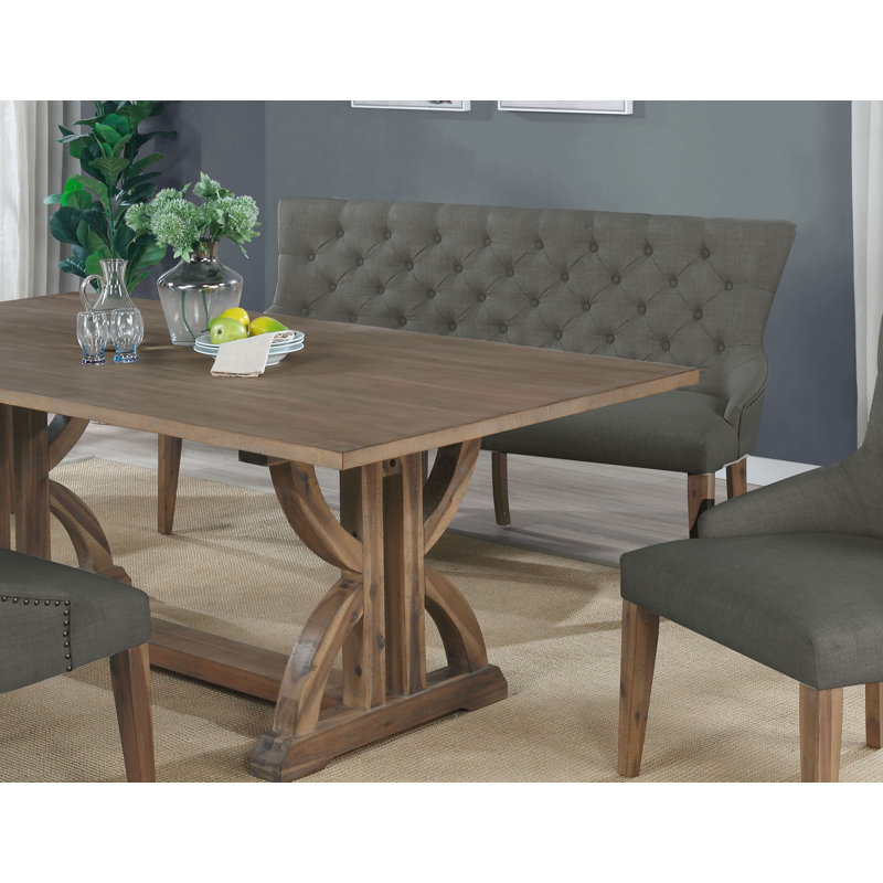 Dining room sets with upholstered bench store